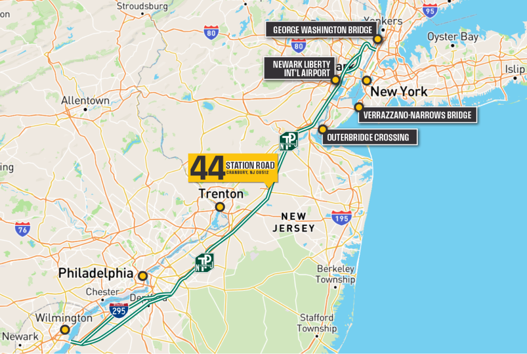 Location Overview - 44 Station Road, Cranbury, NJ
